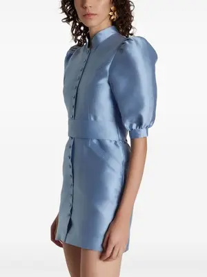 DESTREE Amoako Satin-finish Mini Dress