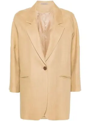 Tagliatore Single-breasted Linen Blazer