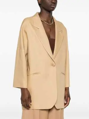 Tagliatore Single-breasted Linen Blazer