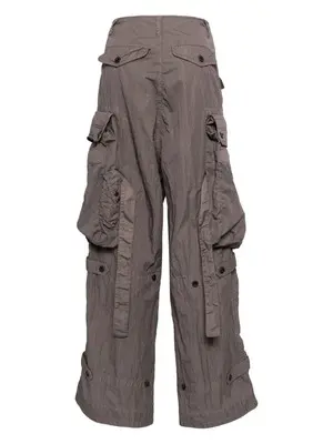 JULIUS Cargo Cotton Blend Trousers - Grey