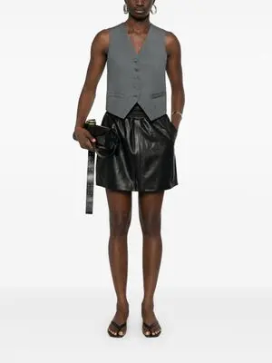 ARMA Mare Leather Skirt - Black