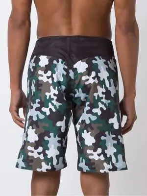 AMIR SLAMA Camouflage Print Swim Shorts