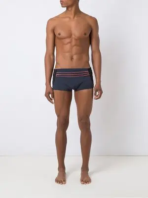 AMIR SLAMA Striped Low-rise Trunks