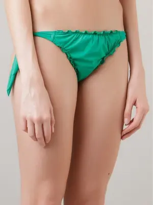 AMIR SLAMA Ruched Bikini Bottom