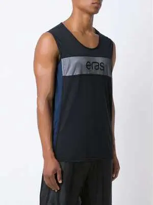 AMIR SLAMA X Erasmo Logo Tank T-shirt