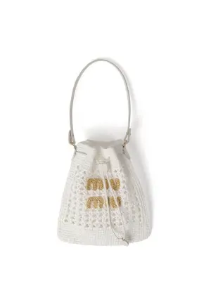 Miu Miu Raffia Mini Bags