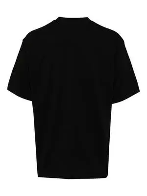 A BATHING APE Embroidered-logo Cotton T-shirt - Black