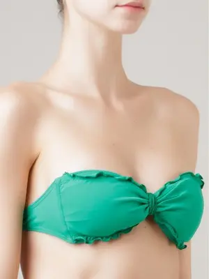AMIR SLAMA Bandeau Bikini Top