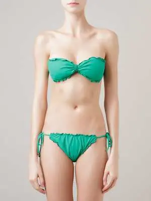 AMIR SLAMA Bandeau Bikini Top