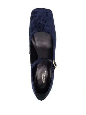 STUDIO CHOFAKIAN Velvet Pumps