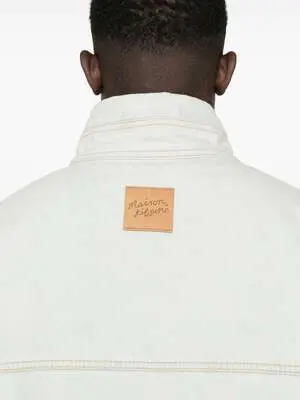 Maison Kitsuné Logo-patch Denim Jacket