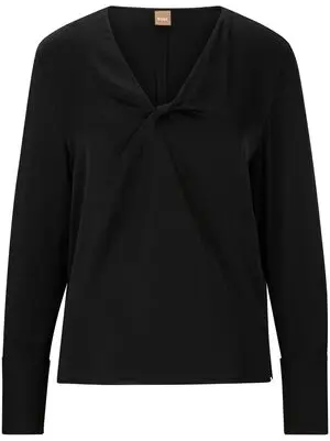 Boss Straight Hem Blouses