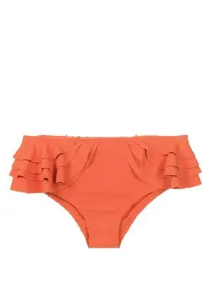 CLUBE BOSSA Bandara High-waist Bikini Bottoms - Orange
