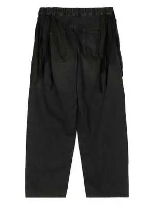 Undercover Low-rise Wide-leg Jeans