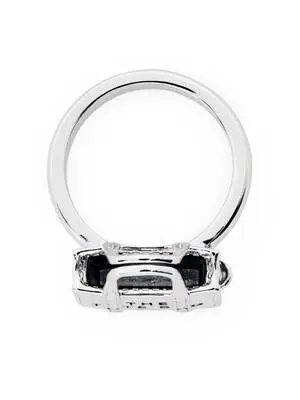 Marc Jacobs Marc Jacobs The Mini Icon Sculpted Ring Silver