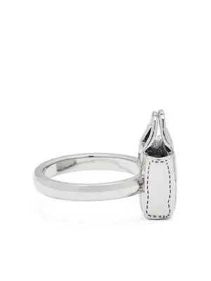 Marc Jacobs Mini Icon Sculpted Ring - Silver