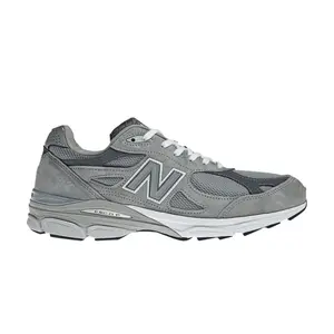 NEW BALANCE 990v3 Made In Usa 4e Wide - Grey