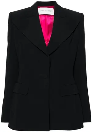 Nina Ricci Wide-lapel Single-breasted Blazer