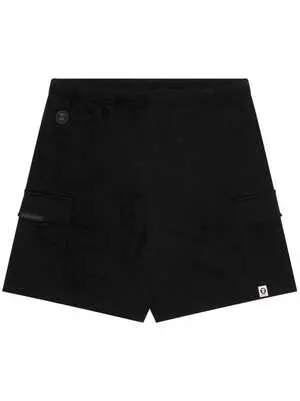AAPE BY *A BATHING APE Logo-appliquéd Track Shorts