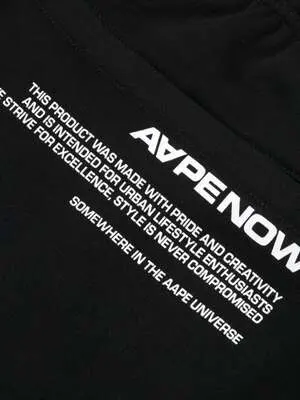 AAPE BY *A BATHING APE Logo-appliquéd Track Shorts