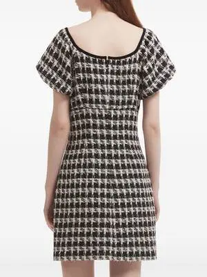 B+AB Puff-sleeve Tweed Dress