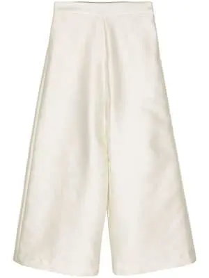 Biyan Satin-finish Palazzo Trousers