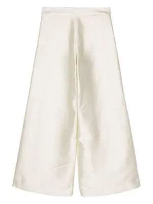 Biyan Satin-finish Palazzo Trousers