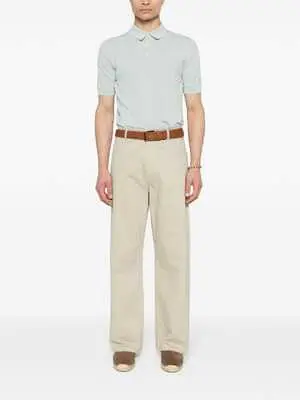 Eleventy Fine-ribbed Cotton Polo Shirt