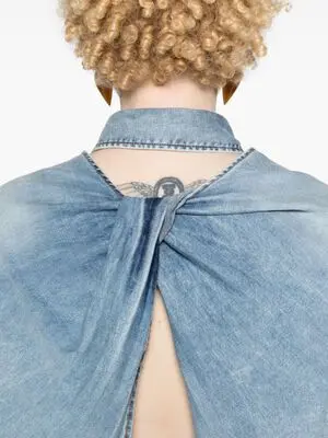 Jacob Cohen Twisted Denim Shirt