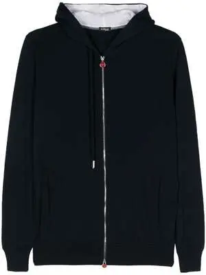 Kiton Cotton Zip-up Hoodie