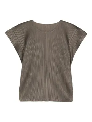 Issey Miyake Monthly Colors: March Pleated Top - Green
