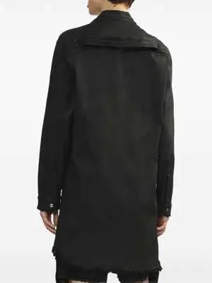 Rick Owens Jumbo Coated-finish Shirt