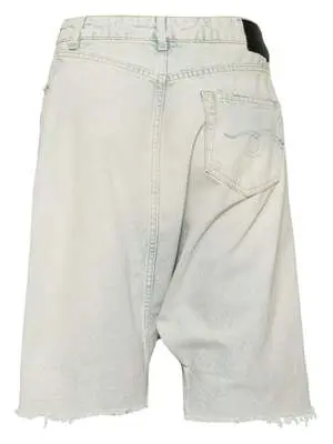R13 Twister Asymmetric Denim Shorts