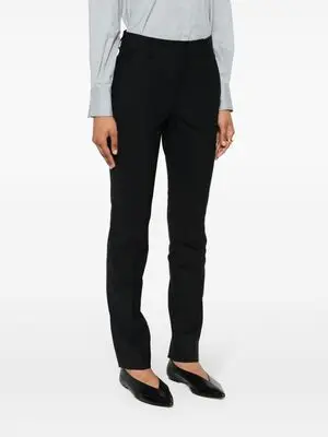 Brunello Cucinelli Slim-cut Cigarette Trousers - Black