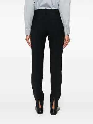 Brunello Cucinelli Slim-cut Cigarette Trousers - Black