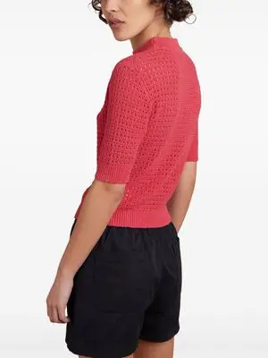 AGNÈS B. Biscotte Open-knit Top