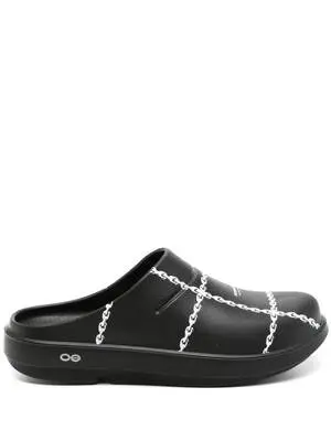 Undercover Graphic-print Platform Clogs