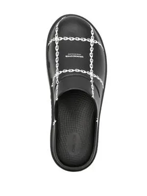 Undercover Graphic-print Platform Clogs