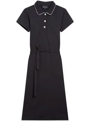 AGNÈS B. Belted Cotton Polo Shirt