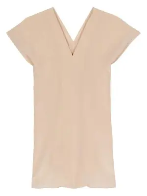 Aspesi V-neck Crepe Silk Blouse