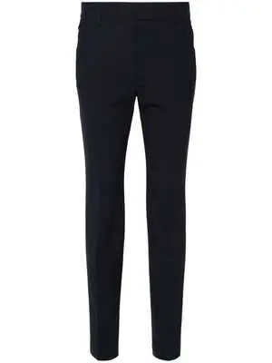 Brunello Cucinelli Slim-cut Cigarette Trousers - Blue
