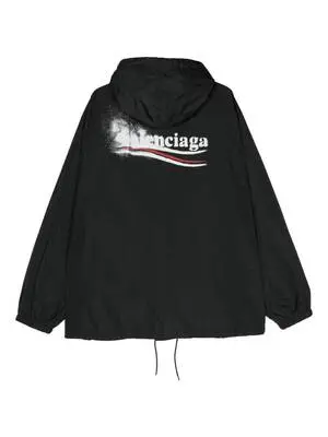 Balenciaga Hooded Lightweight Jacket
