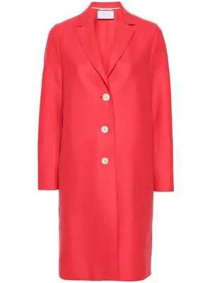 Harris Wharf London Button-up Wool Coat - Pink