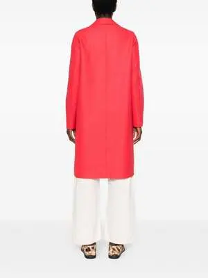Harris Wharf London Button-up Wool Coat - Pink