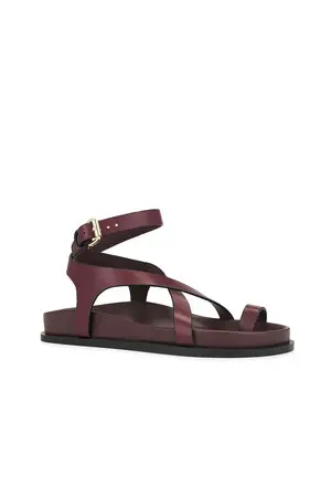 A.emery Jalen Slim Sandals - Merlot