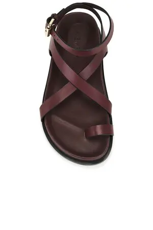 A.emery Jalen Slim Sandals - Merlot