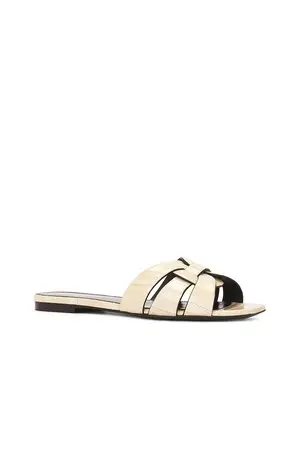 Saint Laurent Tribute Flat Sandal