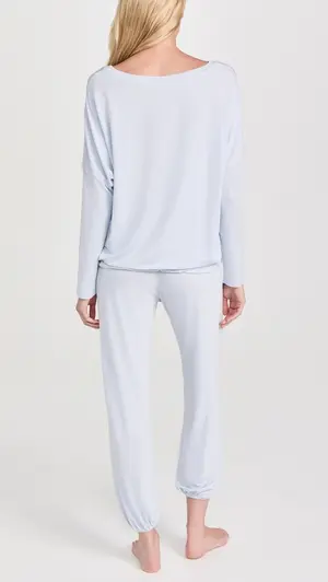 Eberjey Gisele The Slouchy Set - Ice Blue