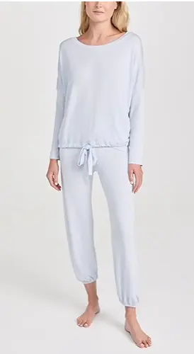 Eberjey Gisele The Slouchy Set Ice Blue/ice Blue