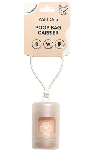 WILD ONE Poop Bag Carrier In Ivory - Lunar